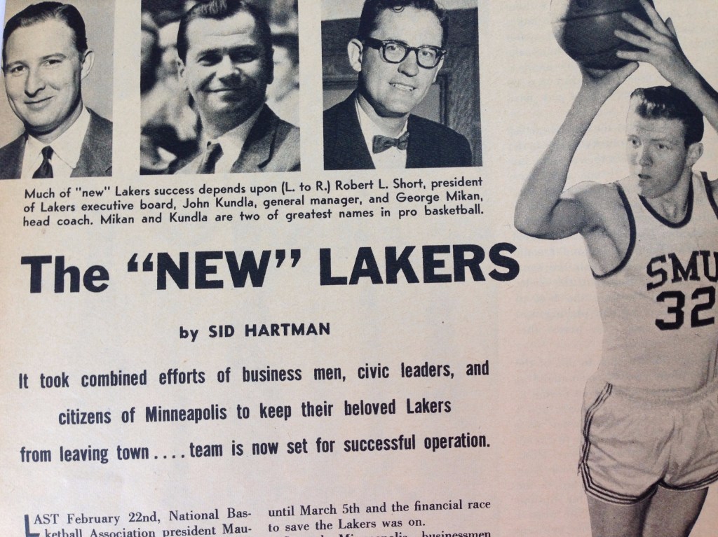 The “New” Lakers, 1958 – From Way Downtown